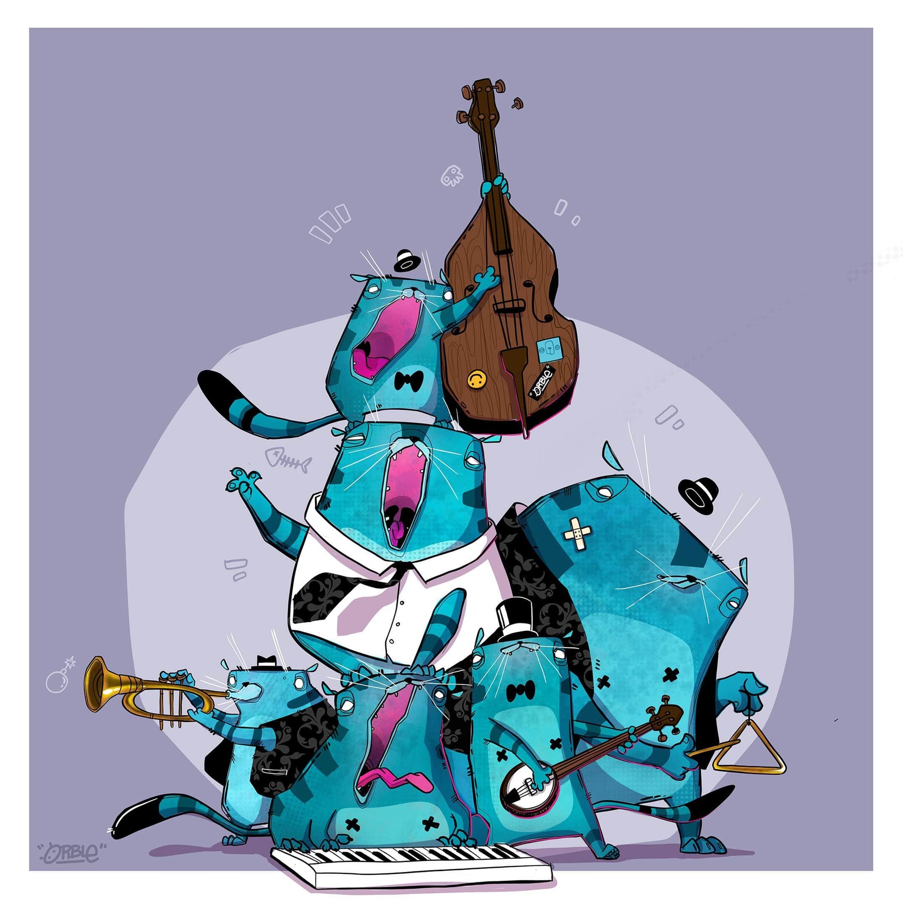 The Lunatic Orchestra Of Orbles by Orble